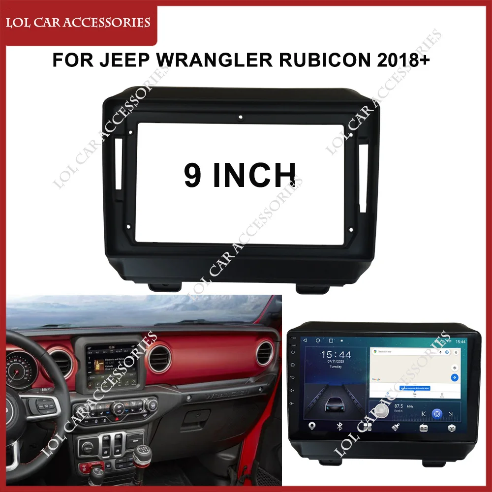 9-Inch-For-JEEP-Wrangler-Rubicon-2018-Car-Radio-Stereo-GPS-MP5-Android ...