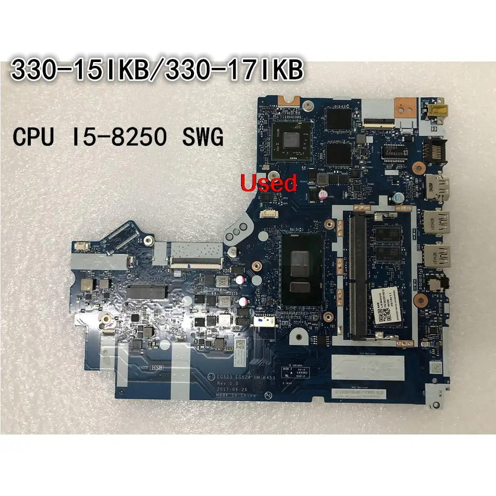 NM-B453-For-Lenovo-330-15IKB-330-17IKB-Laptop-Motherboard-CPU-I5-8250 ...