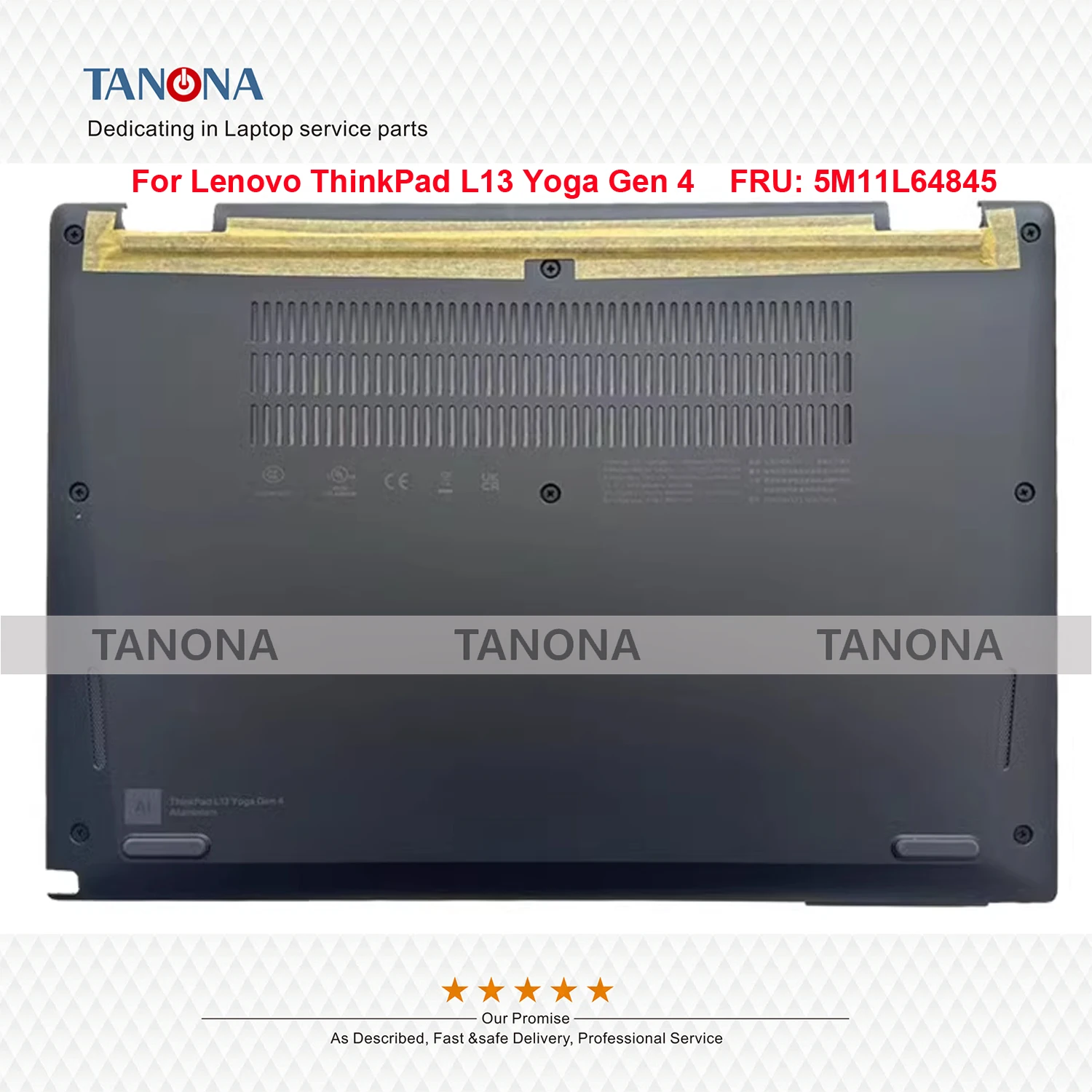 Original-New-5M11L64845-Black-For-Lenovo-ThinkPad-L13-Yoga-Gen-4-Laptop ...