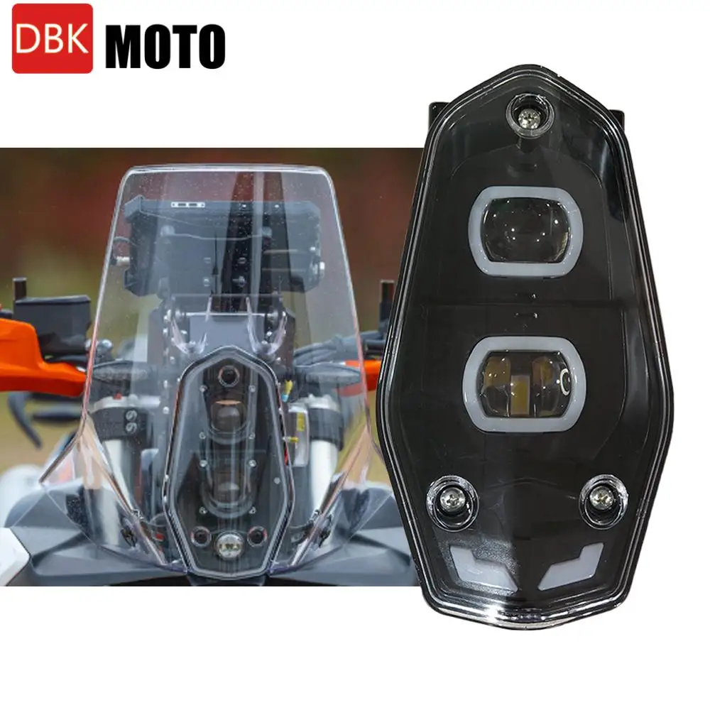 Motorcycle Motocross LED Head Light Supermoto Fairing For KTM 450 701 ...