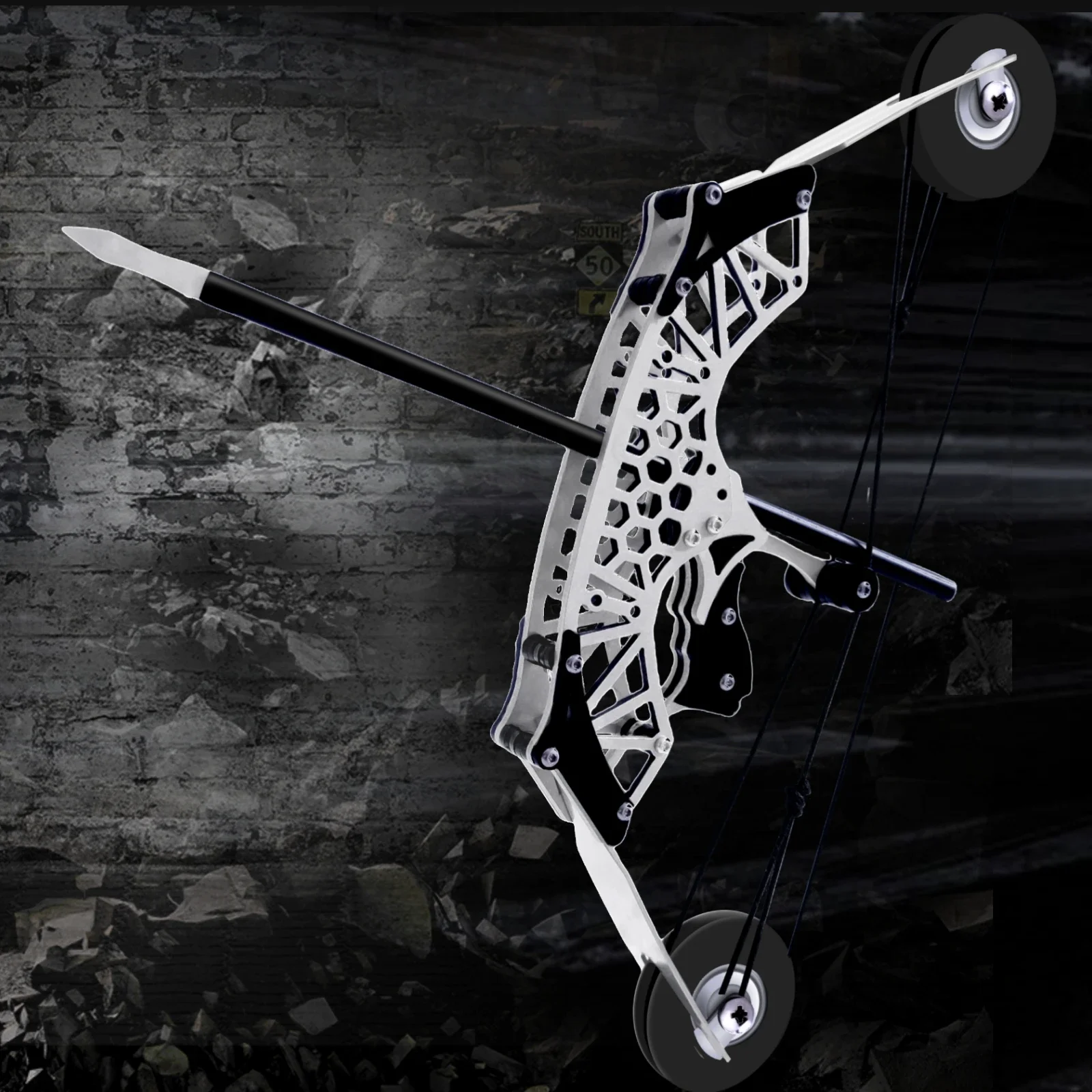 Miniatura-Composto-Arco-e-Flecha-A-o-Inoxid-vel-Polia-Arco-Archery ...