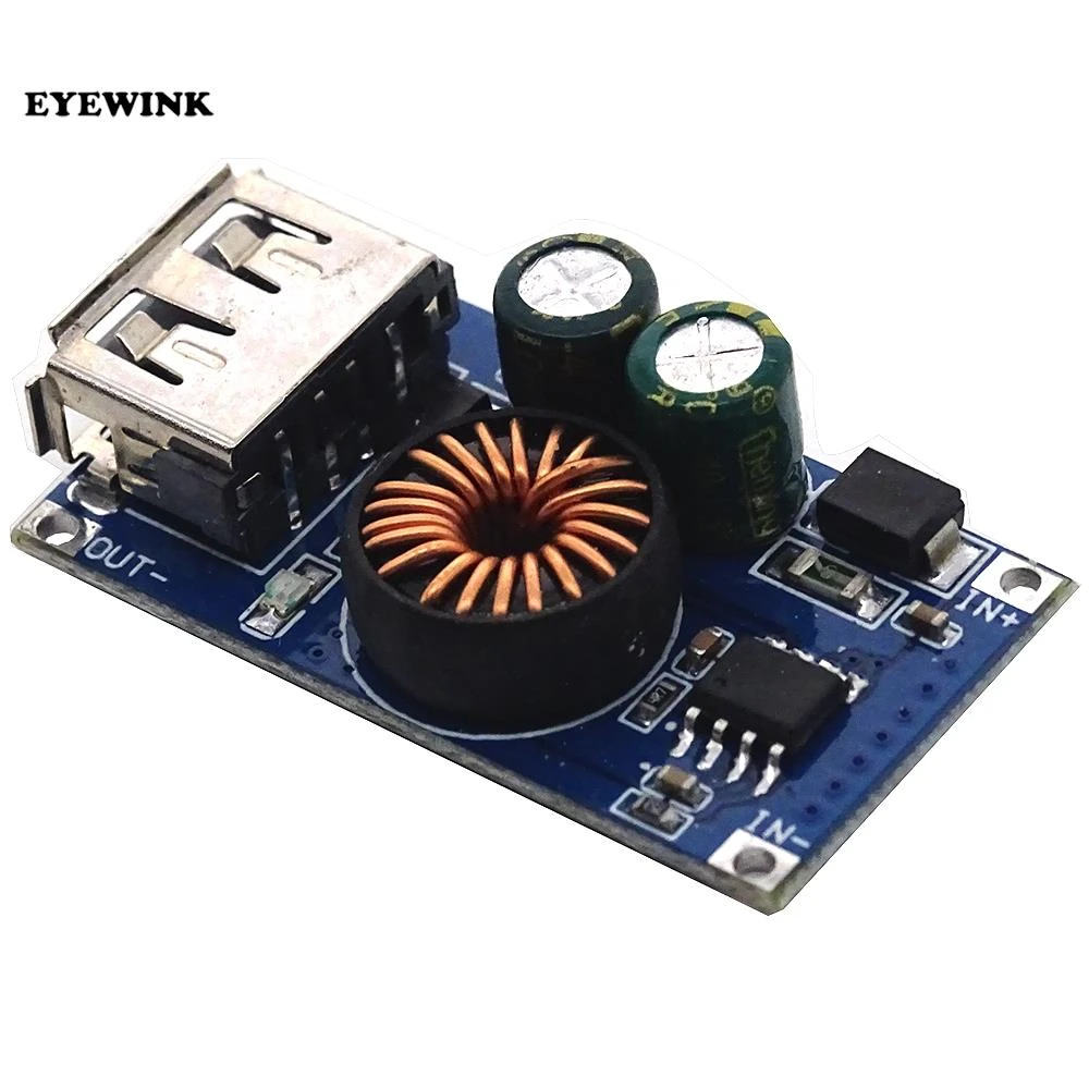 1pcs Usb Dc Step-down Module 12v 24v To Qc2.0 Qc3.0 Fast Charge Mobile ...