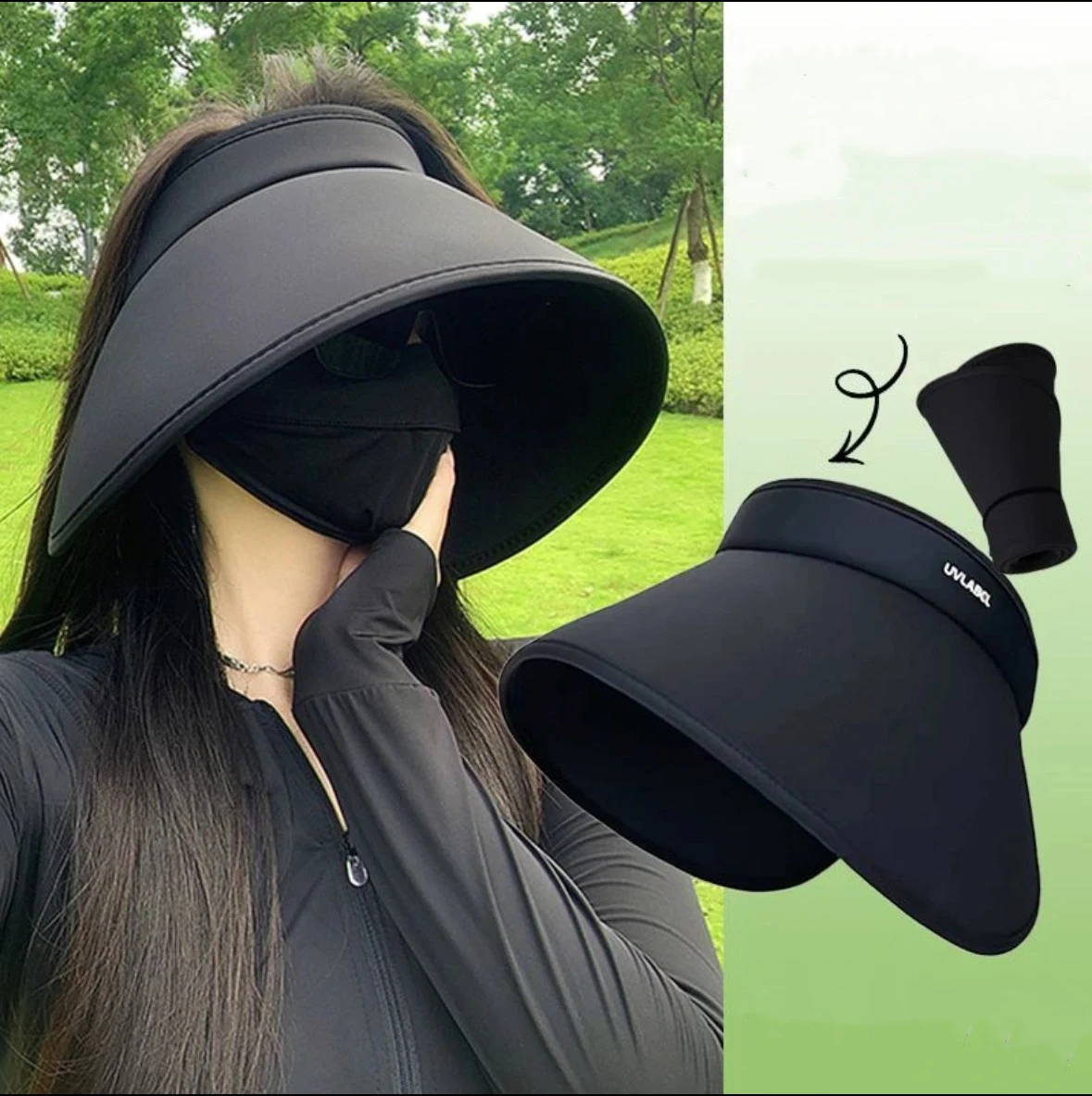 New-Summer-Empty-Top-Sun-Hat-Women-s-Casual-Adjustable-Sun-Visor-Caps ...