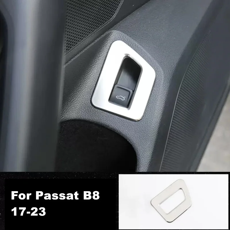 For-VW-Passat-B8-2017-2021-1x-Car-Styling-Stainless-Steel-Rear-Trunk ...