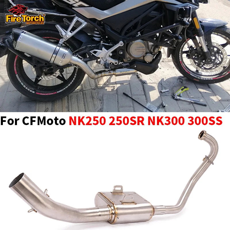 Front Back Pressure Link Pipe | Cfmoto Nk 300 Exhaust | Cf Moto 250nk ...