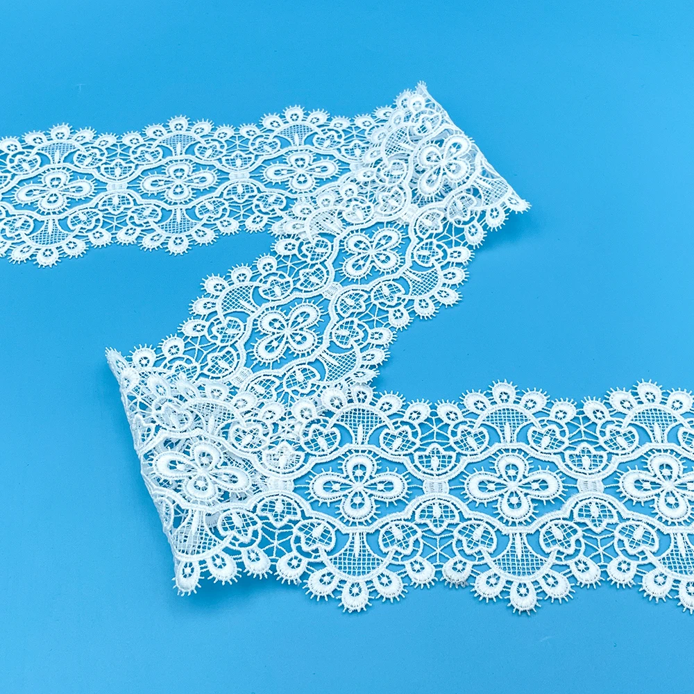 White Lace Ribbon Illustration
