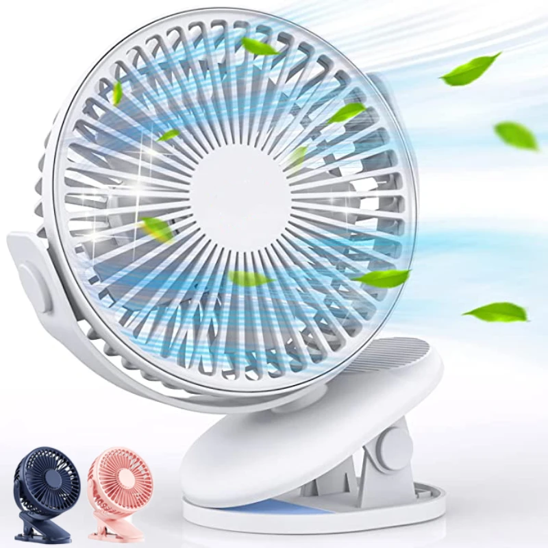 Mini USB Handheld Clip Fans Portable DC 5V Student Desk Fans ...