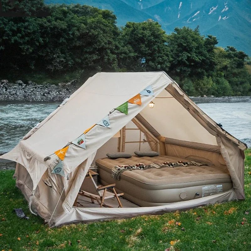 6.3m²/12m² Inflatable camping tent With skylight for choose portable ...