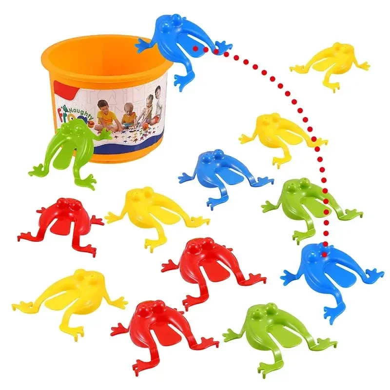 10/20Pcs Jumping Frog Bounce Fidget Toys For Kids Novelty Assorted ...