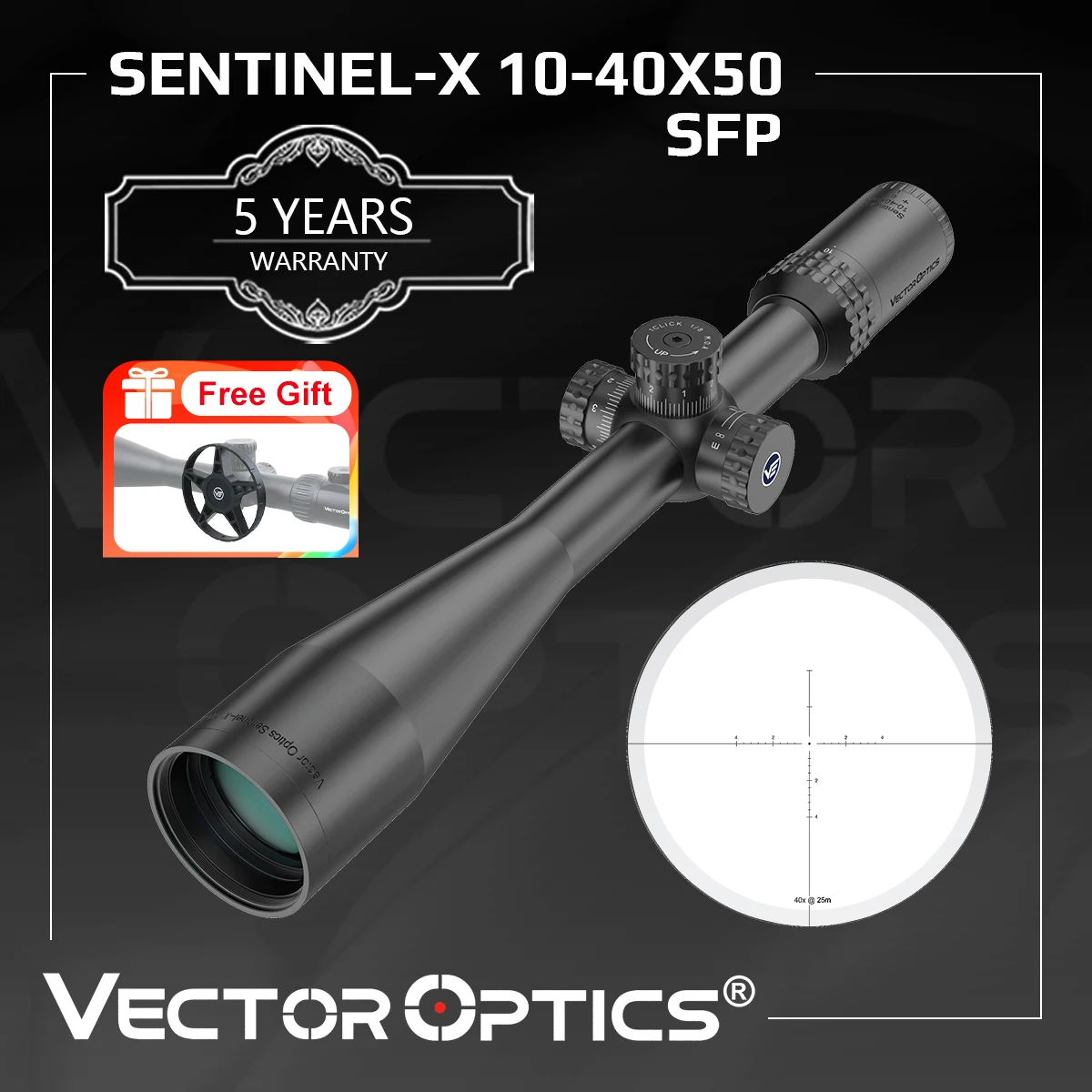 Vector-Optics-Sentinel-X-10-40x50-Center-Dot-Riflescope-Exclusive-for ...