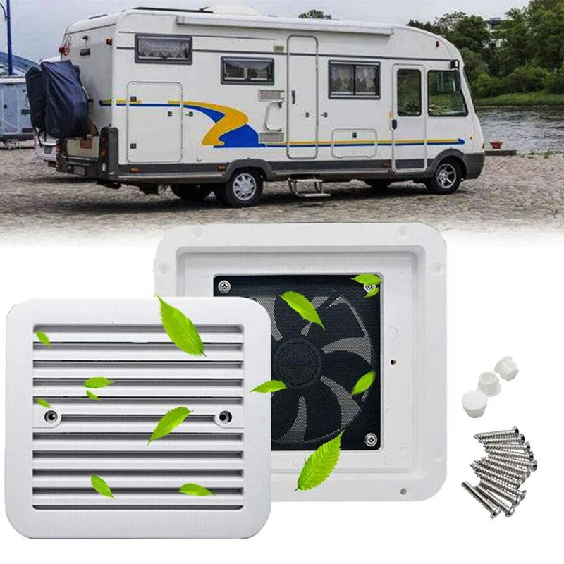 12V-Exhaust-Outlet-Unidirectional-Dust-proof-Ventilation-Fan-RV-Caravan ...