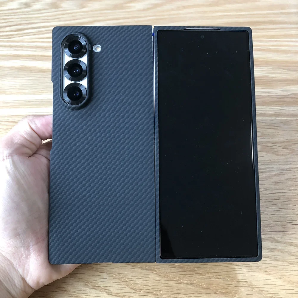 HKFD-case-For-Carbon-Fabric-Fiber-Aramid-Case-For-Samsung-Galaxy-Z ...