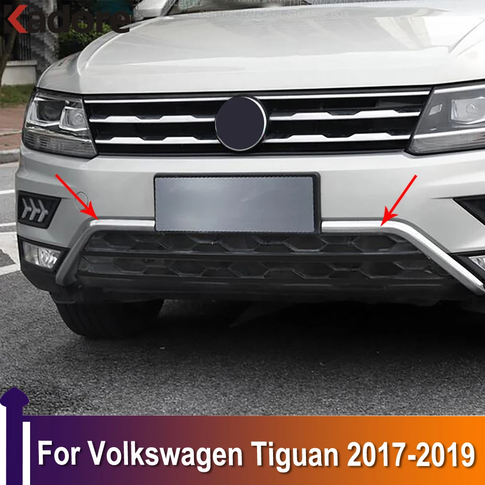 Cubierta de parachoques frontal inferior cromada, accesorio Protector ...