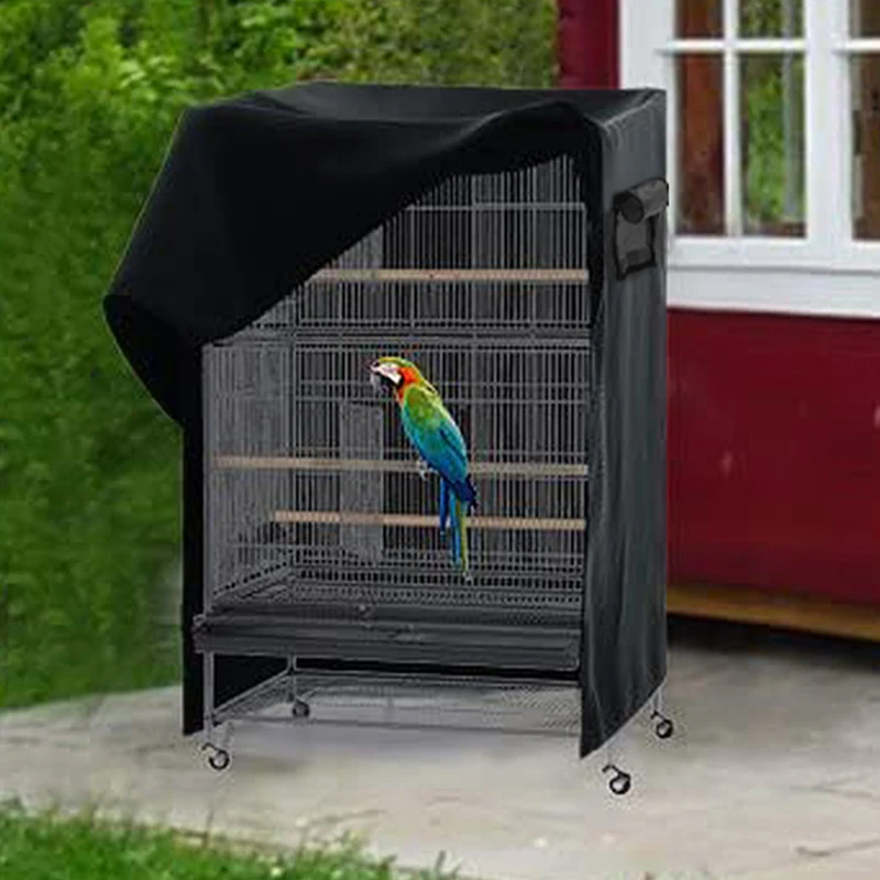 Breathable-Bird-Cage-Sunshade-Cover-Pet-Birdcage-Protective-Cloth-Cover ...