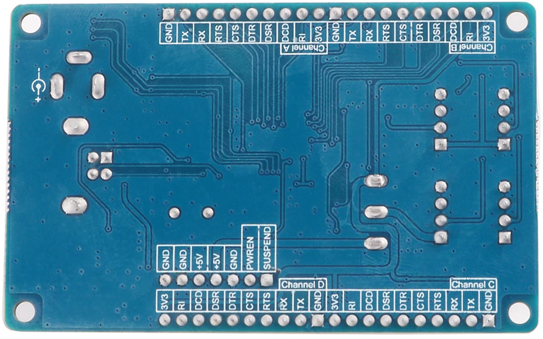 USB TTL Serial Cable 3.3V 5V Multiple Ways 4 Ports Channels Converter ...