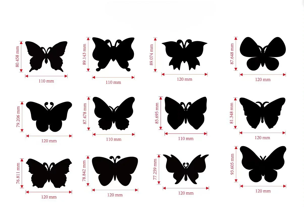 Black And White Scratch Art Of Butterflies