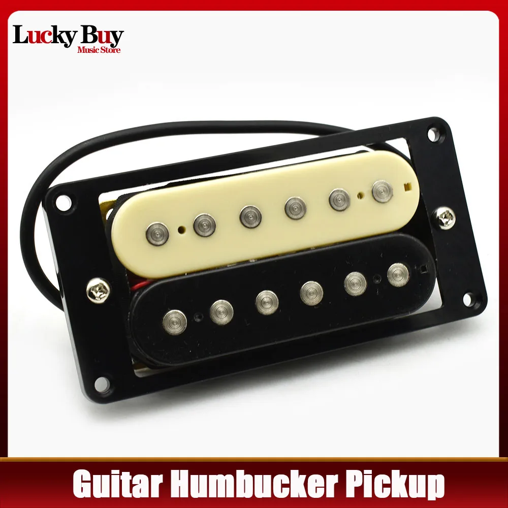 Guitar-Pickup-Zebra-Faced-Humbucker-Double-Coil-Electric-Guitar-Pickups ...