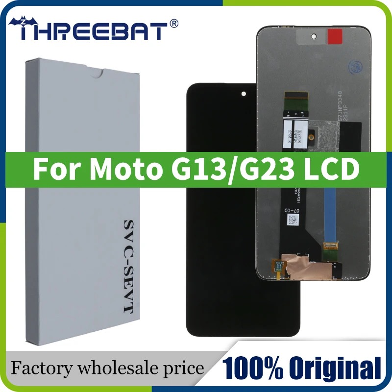 Pantalla LCD Original de 6,5 pulgadas, 90Hz, para Motorola Moto G13 ...