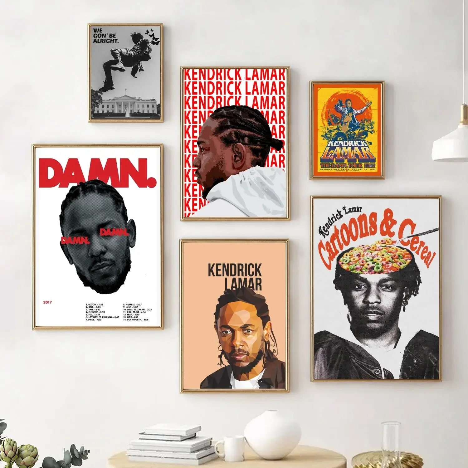 kendrick-lamar-Poster-Decorative-Painting-Canvas-Poster-Wall-Art-Living ...