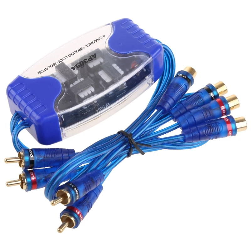 High-Quality-Universal-Noise-Sound-4-Channel-RCA-Ground-Loop-Isolator ...