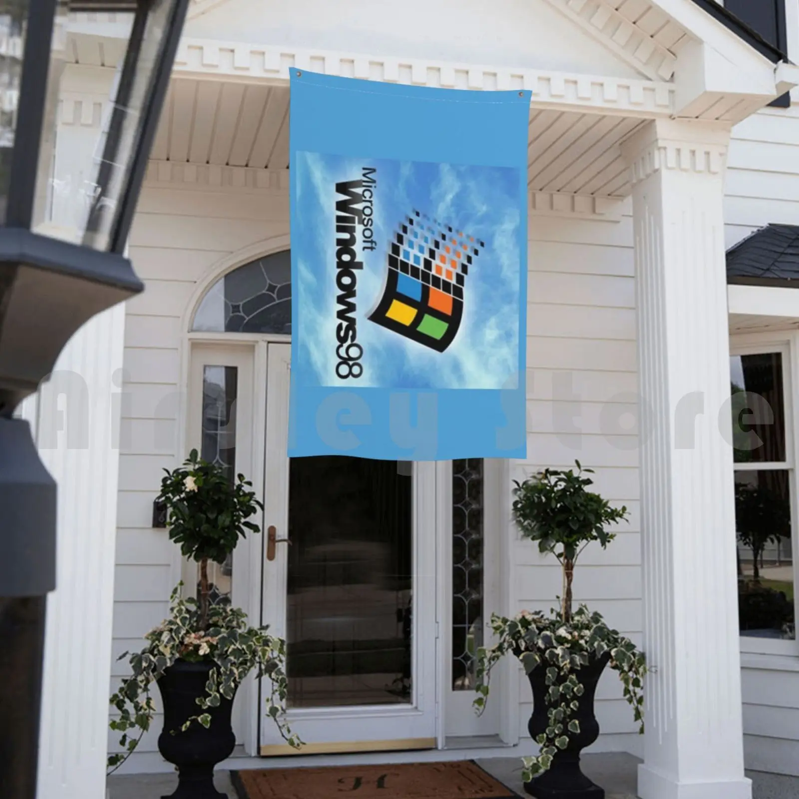 Bill Gates Windows 98 Blue Screen