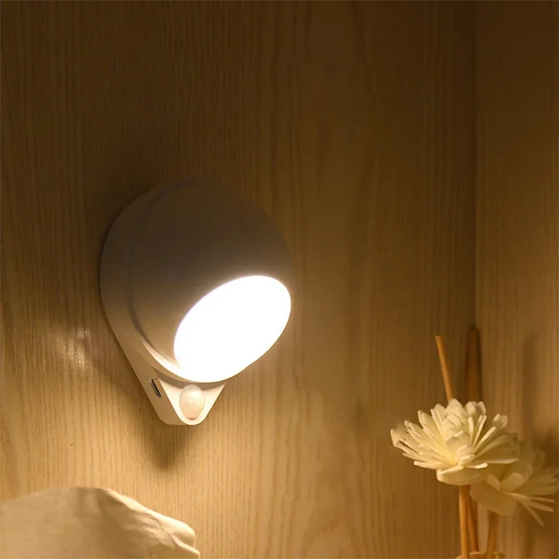 Motion-Sensor-360-Rotated-LED-Night-Light-USB-Rechargeable-Human-Body ...