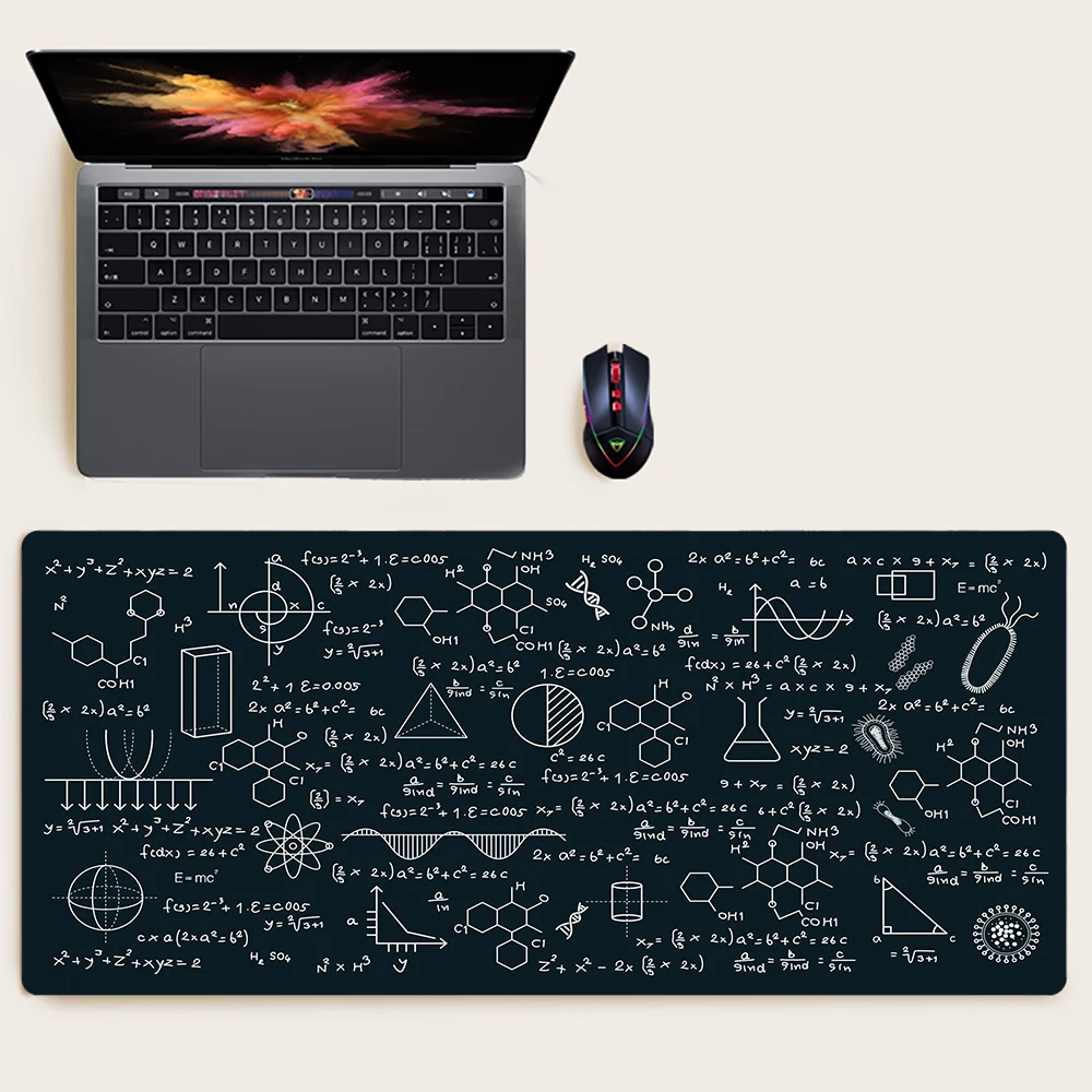 E=mc2 Formula Science Desk Mat Cute, Gaming Mouse Pad, Desk Mat ...