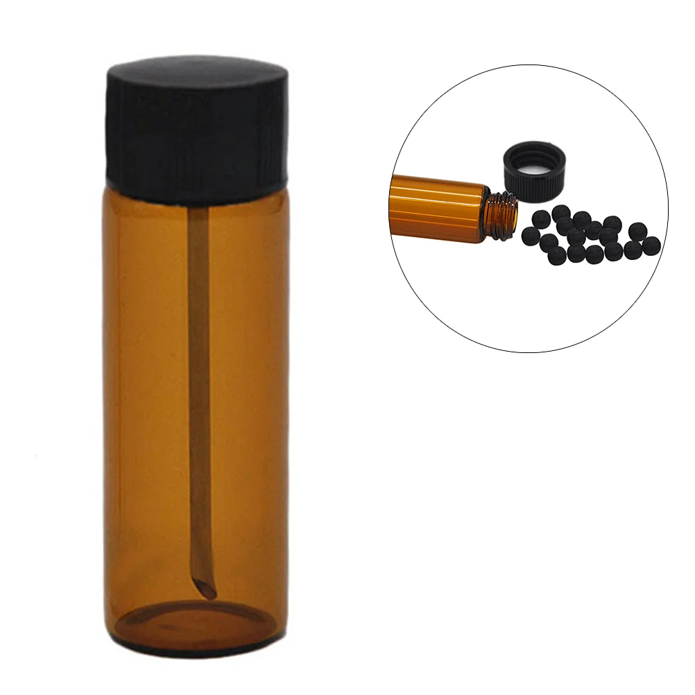 Glass Snuff Dispenser Vial Bottle Portable Nasal Sniffer with Snuff ...