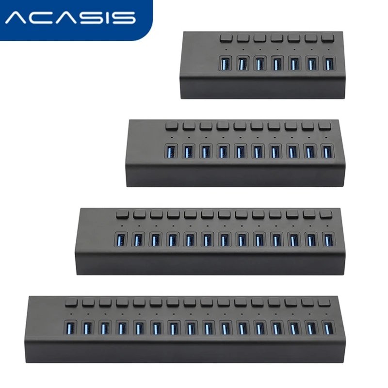 Acasis High Speed 5gbps Splitter Hub Industrial Usb 3.0 Splitter With ...
