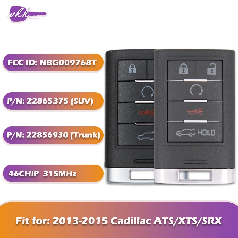 WKK-Smart-Car-Key-NBG009768T-22865375-22856930-46CHIP-315MHz-for-2013 ...