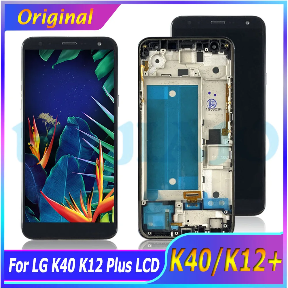 5.7"Original For LG K40 LCD Display Touch Screen Digitizer Assembly Replacement For LG K40 K12 ...