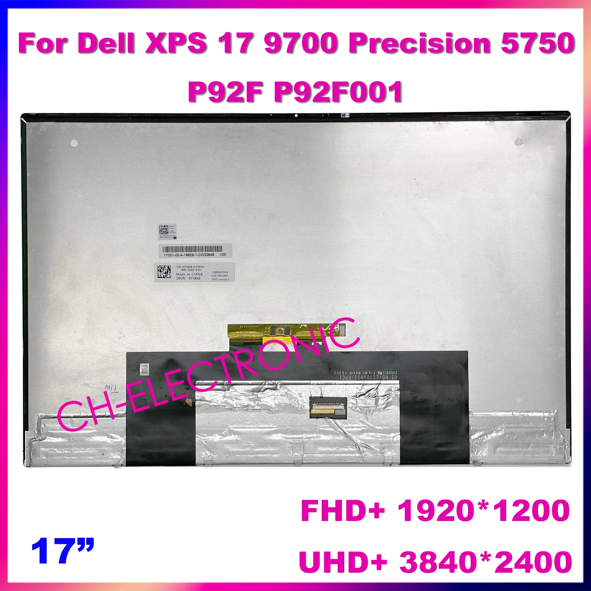 For-Dell-XPS-17-9700-9710-9720-Precision-5750-P92F-P92F001-17-0-Laptop ...