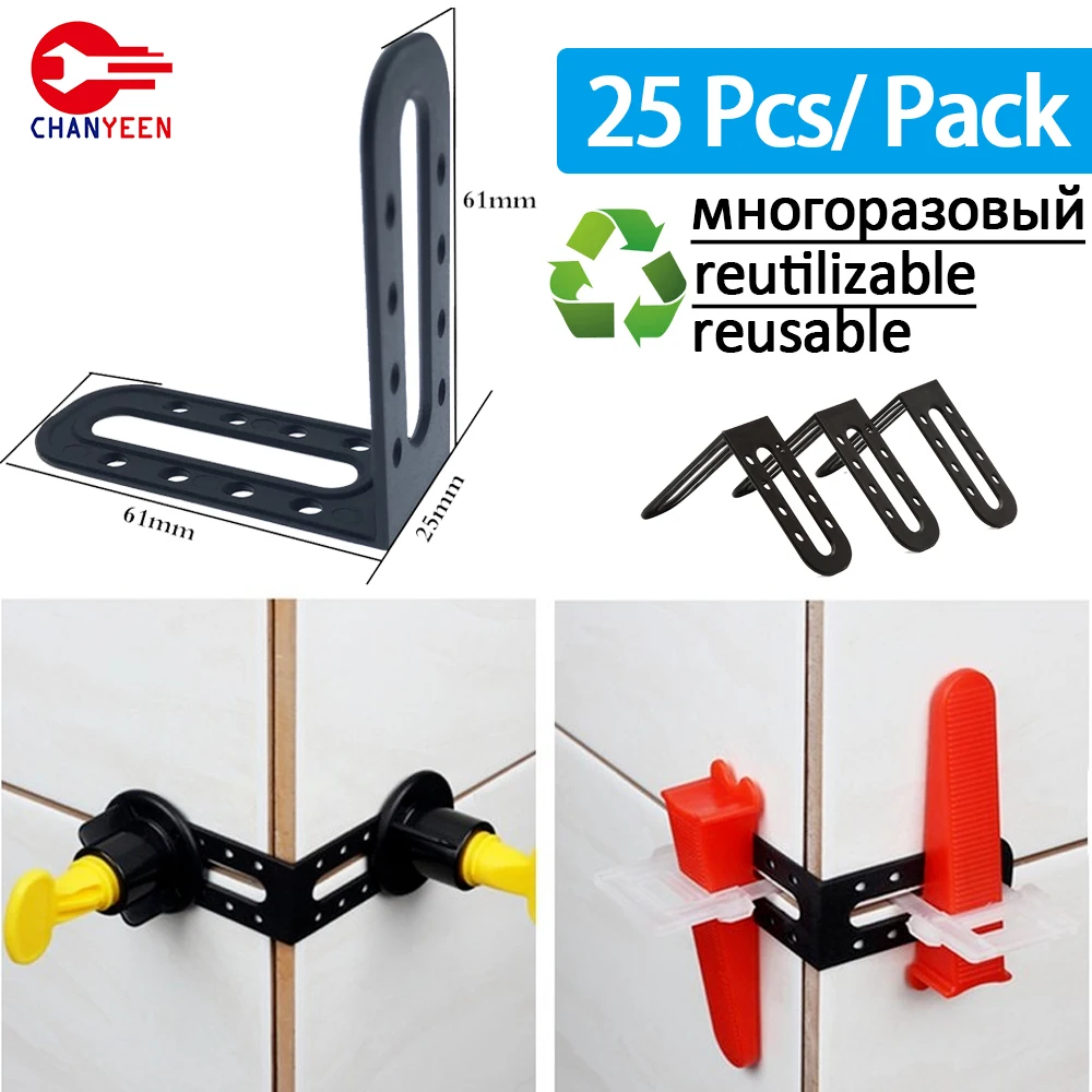 5-25Pcs Tile Leveling System Clips Male Angle For Floor Wall Tile ...