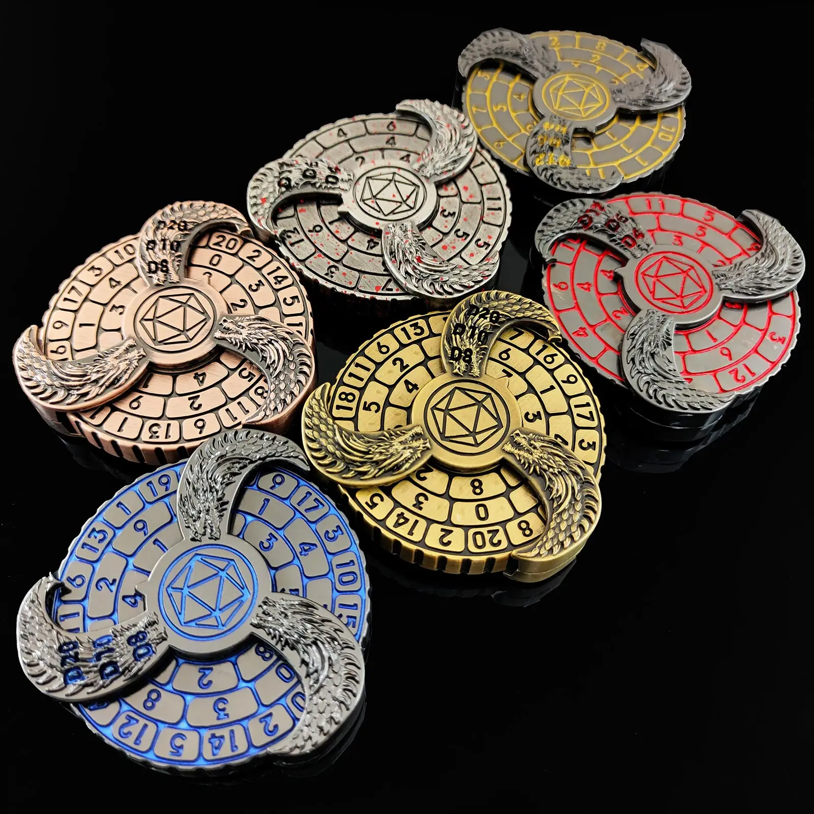 DND-Dice-Roulette-Dice-7-in-1-Spinning-Dice-Dungeons-Dragons ...