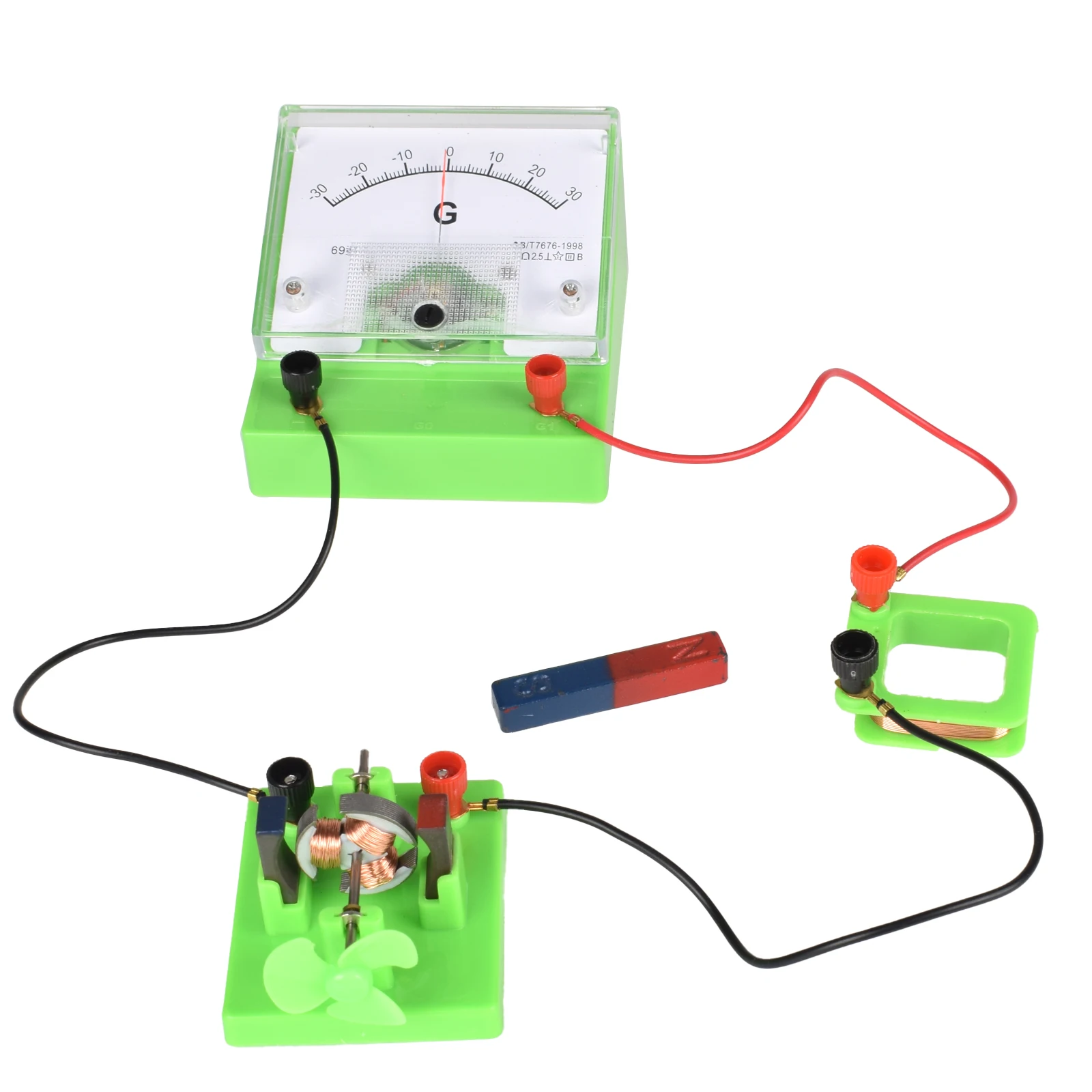 Physics-Electromagnetic-Induction-Experiment-Coil-Copper-DC-motor ...