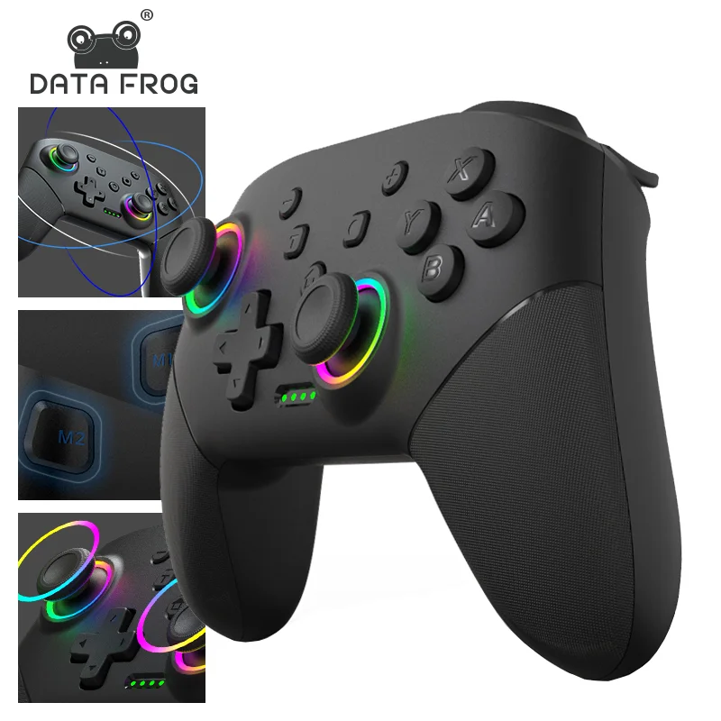 DATA FROG Wireless Switch Pro Controller Compatible-Nintendo Switch ...