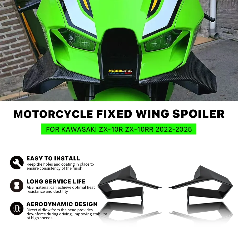 Für Kawasaki ZX-10R ZX10R 2022-2025 Winglet Spoiler Verkleidung Fixed ...