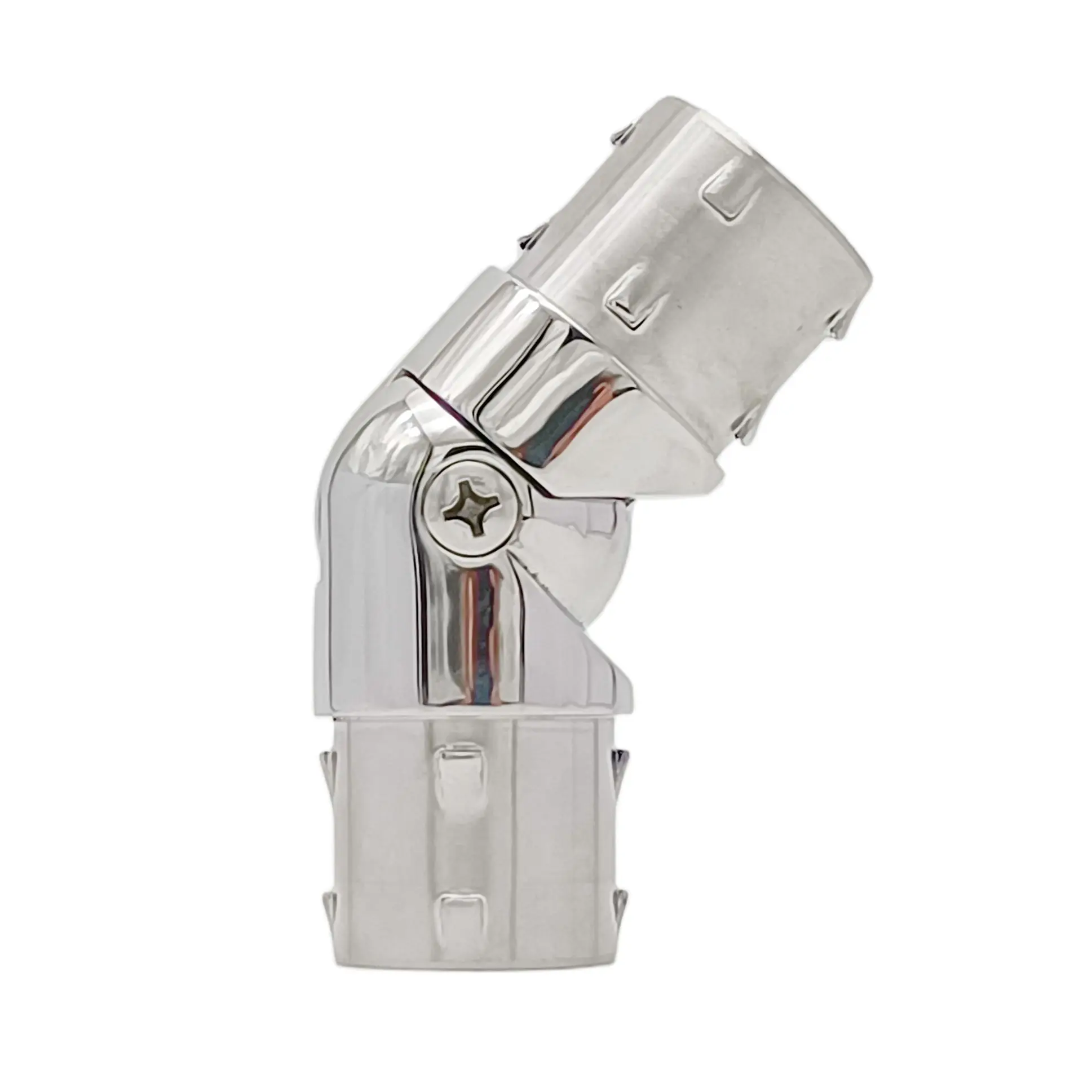 1-1/2 Inch Stainless Steel Handrail Corner Elbow Adjustable Mirror ...