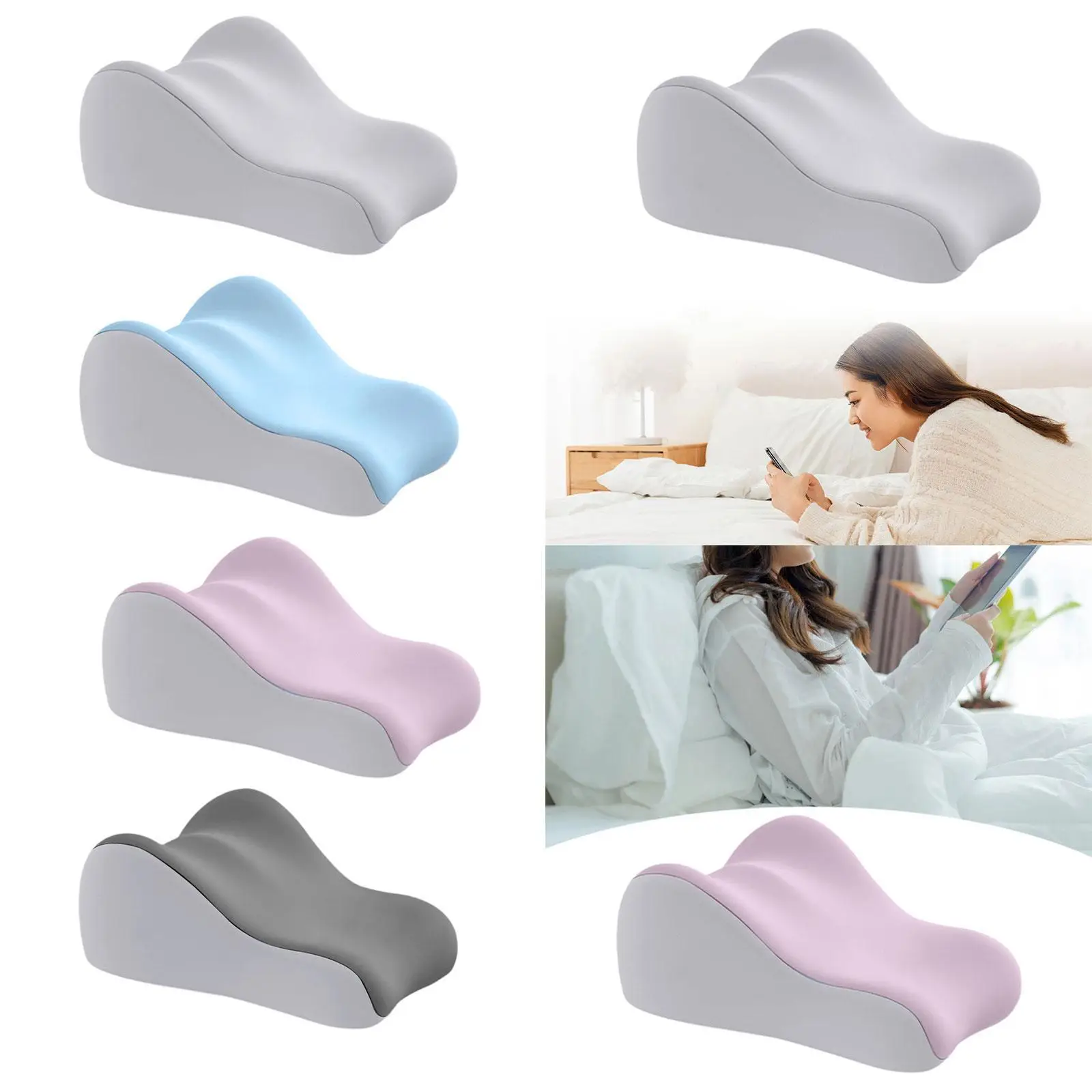 Bed Wedge Pillow Headboard Soft Versatile Stylish Prone Position Lie ...