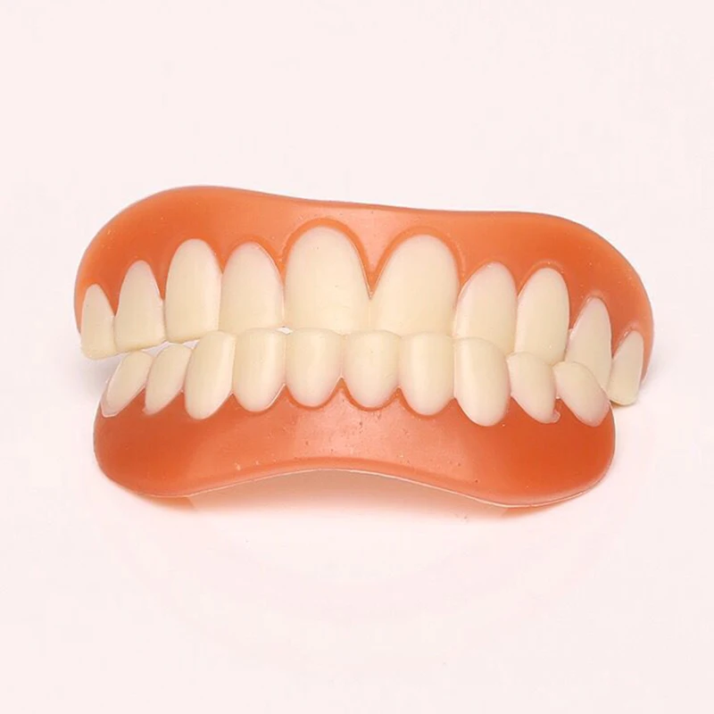 1PC-Fake-Tooth-Cover-Upper-teeth-lower-teeth-Silicone-Fake-Tooth-Beauty ...