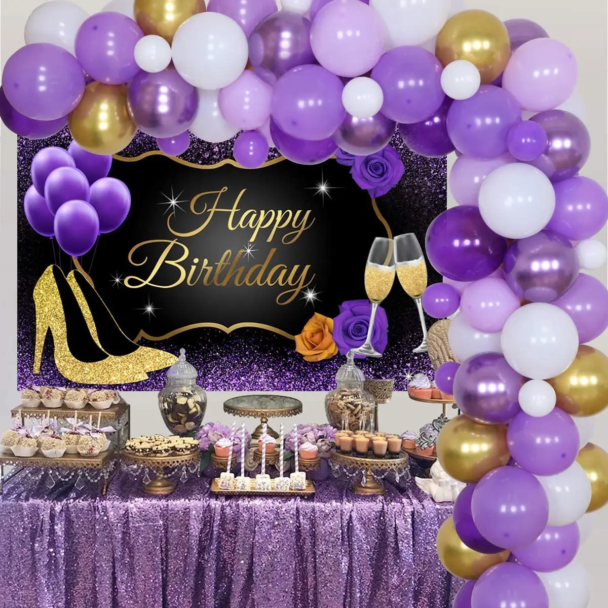 Purple Party Decorations