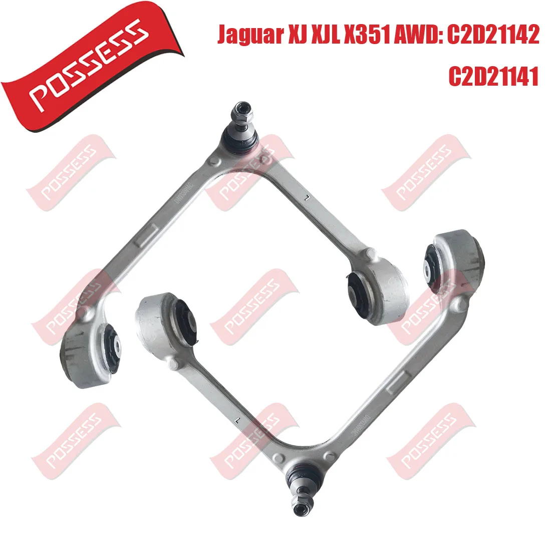 A Pair of Front Upper Suspension Control Arm For Jaguar XJ X351 XJL ...