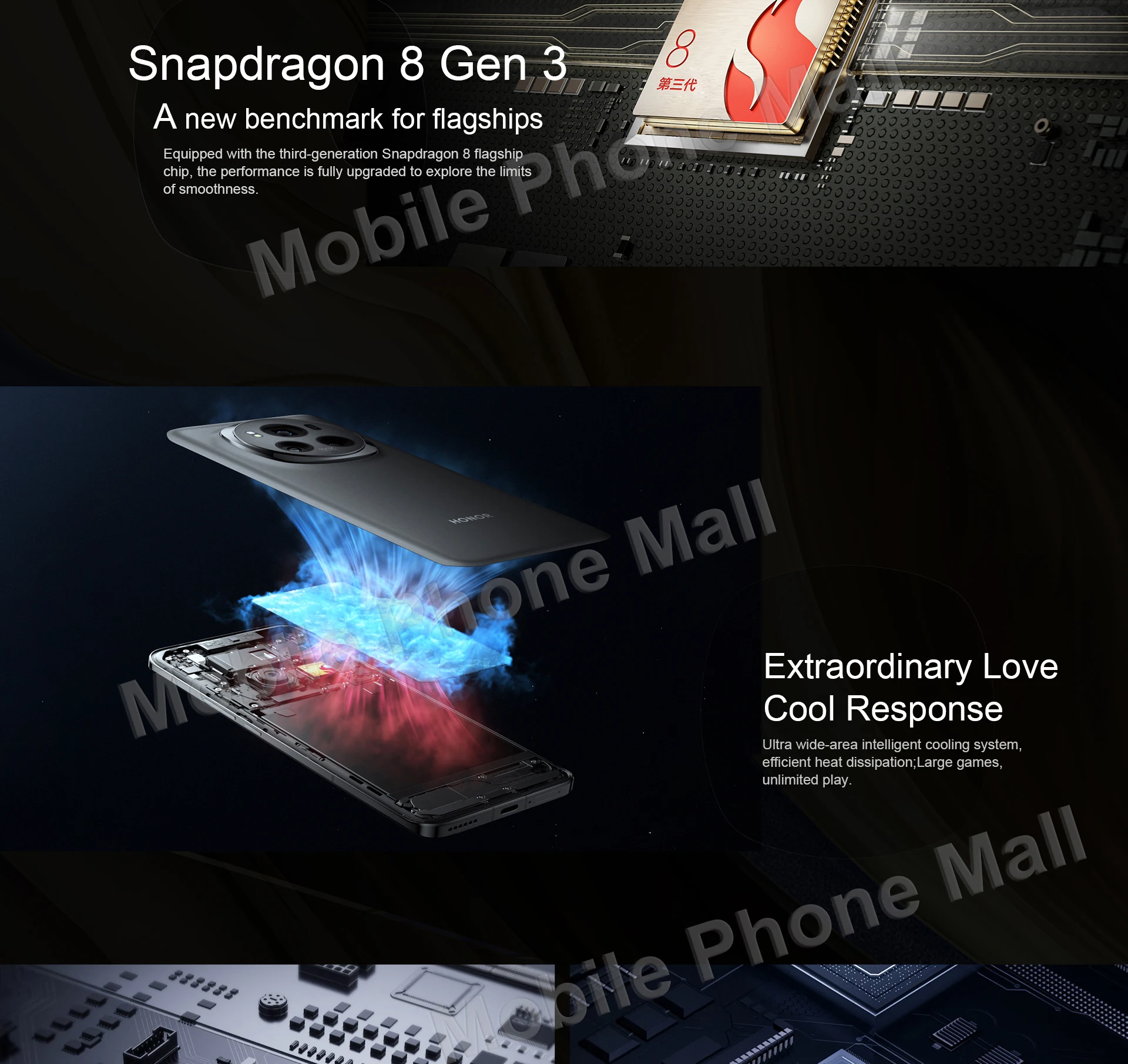 2024 New HONOR Magic 6 Pro 5G 6.8 Inches OLED 120Hz Screen Snapdragon 8 Gen 3 MagicOS 8 Camera ...