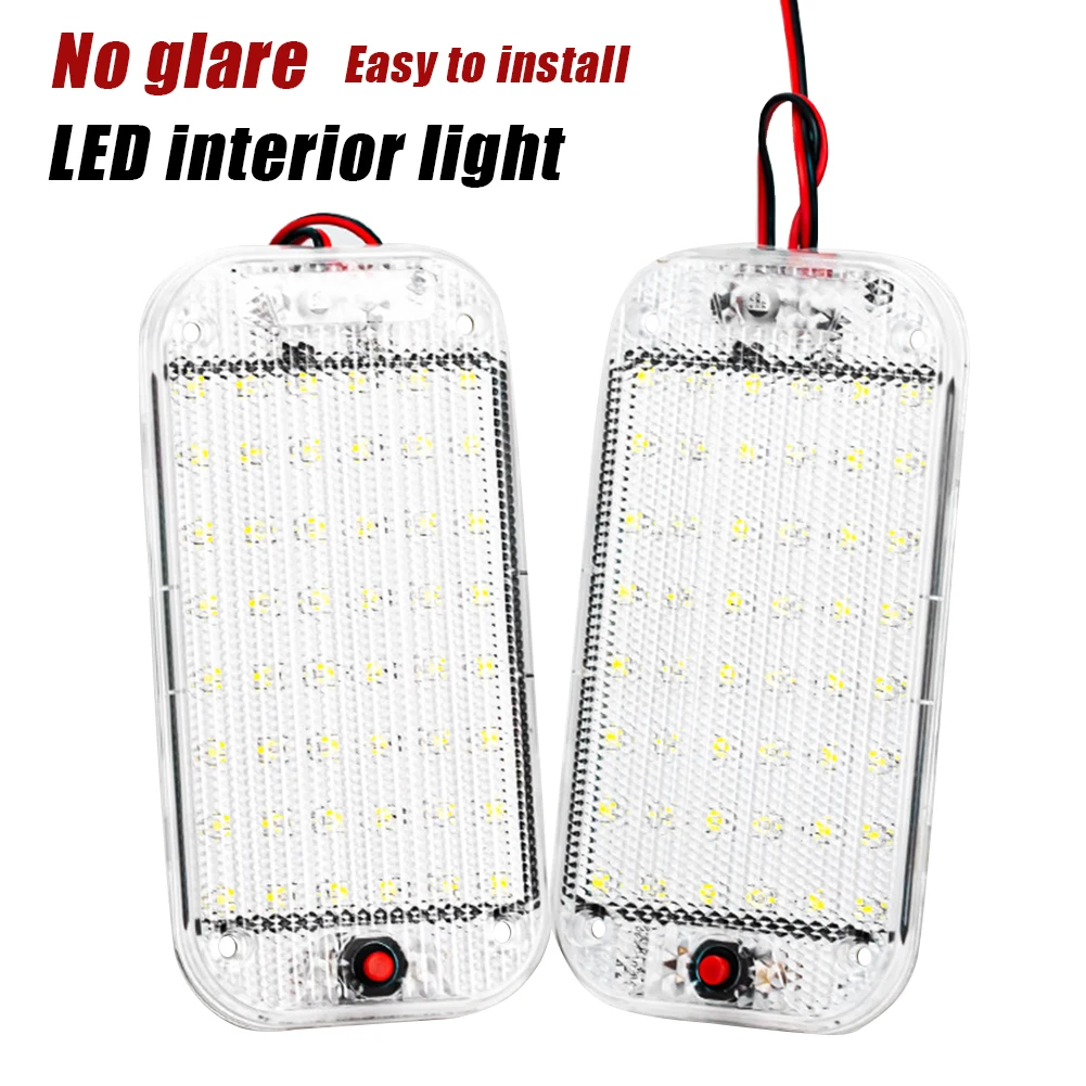 2pcs-48LED-Car-Ceiling-Light-SMD-LED-Auto-Interior-Dome-Light-Car-Lamp ...