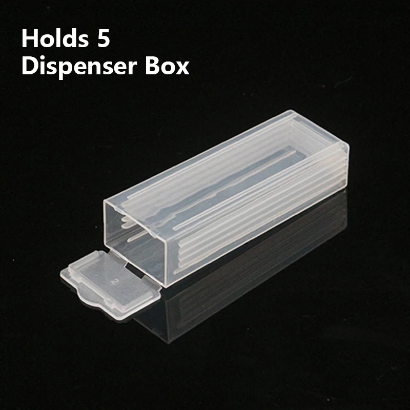 5Pcs Portable Laboratory ABS Plastic Microscope Slides Holder Storage ...