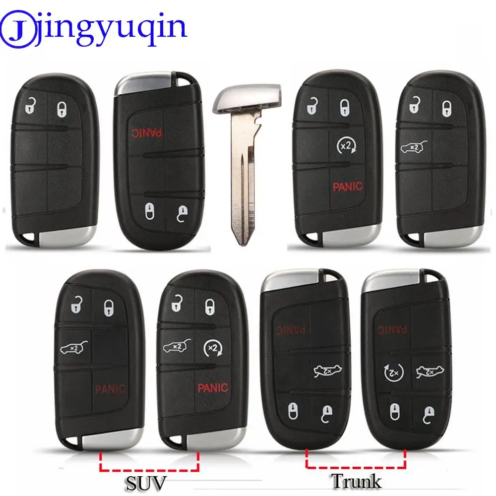 jinyuqin-2-3-4-5-Buttons-Remote-Car-Key-Shell-For-Jeep-Grand-Cherokee ...