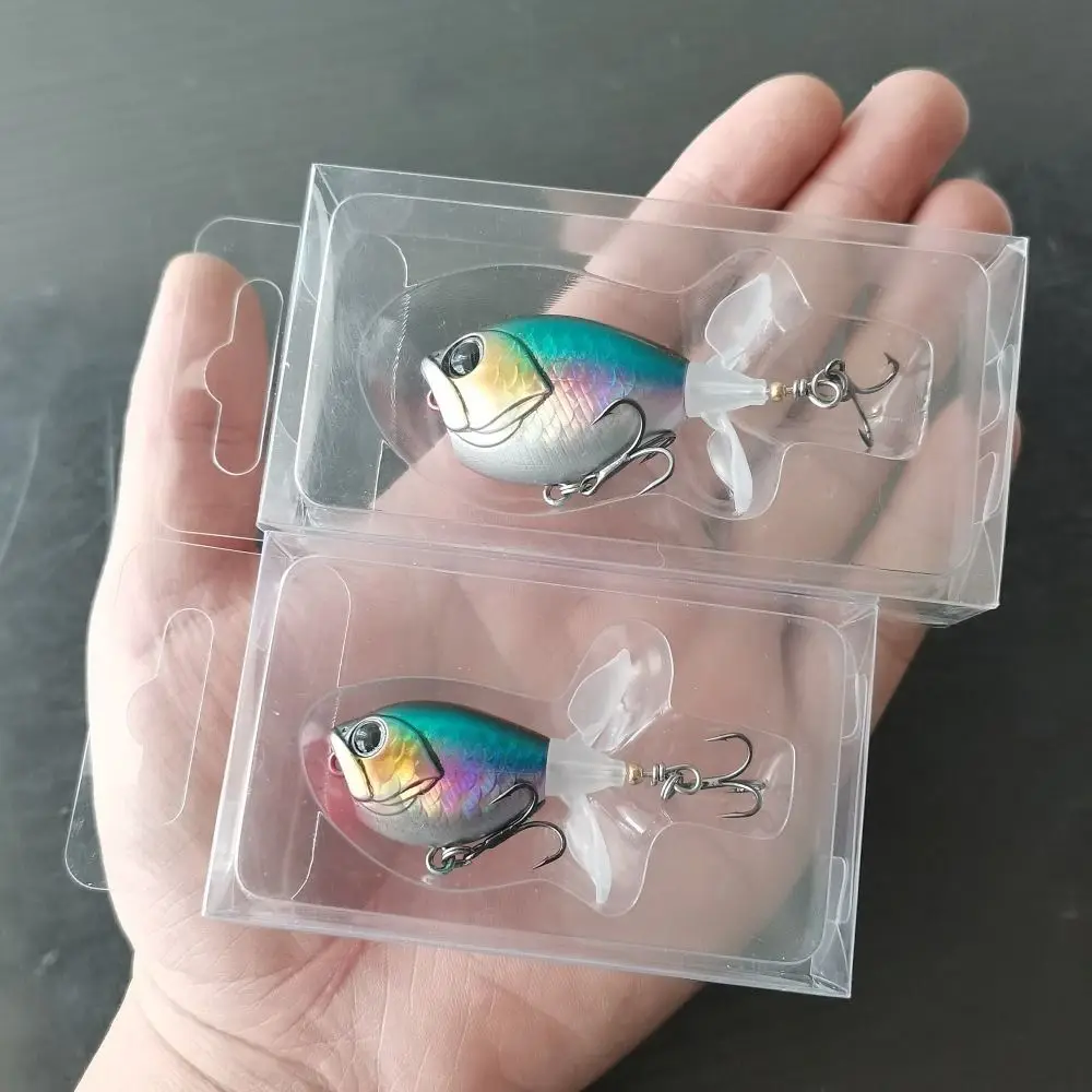 2024 6g/50mm 11g/60mm hélice Warbler leurre Popper queue rotative ...