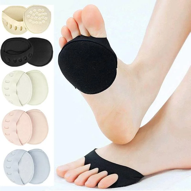 2pcs-Forefoot-Pads-Half-Insoles-Calluses-Corns-Feet-Pain-Care-Five-Toes ...