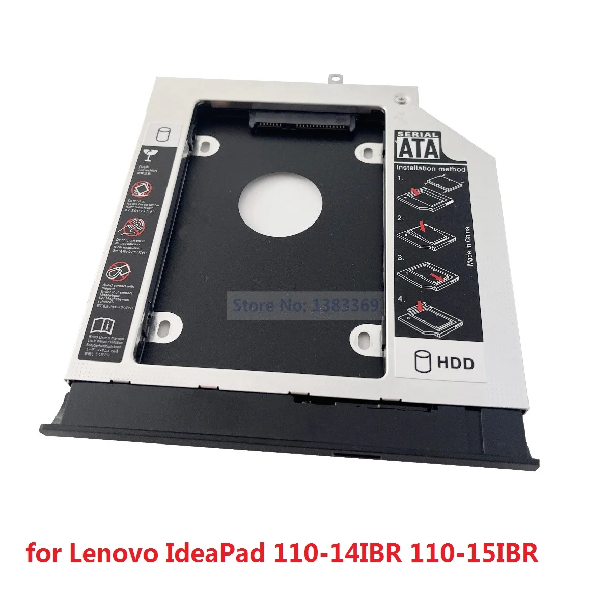 With Bezel Faceplate Front Panel SATA 2nd Second Hard Drive
