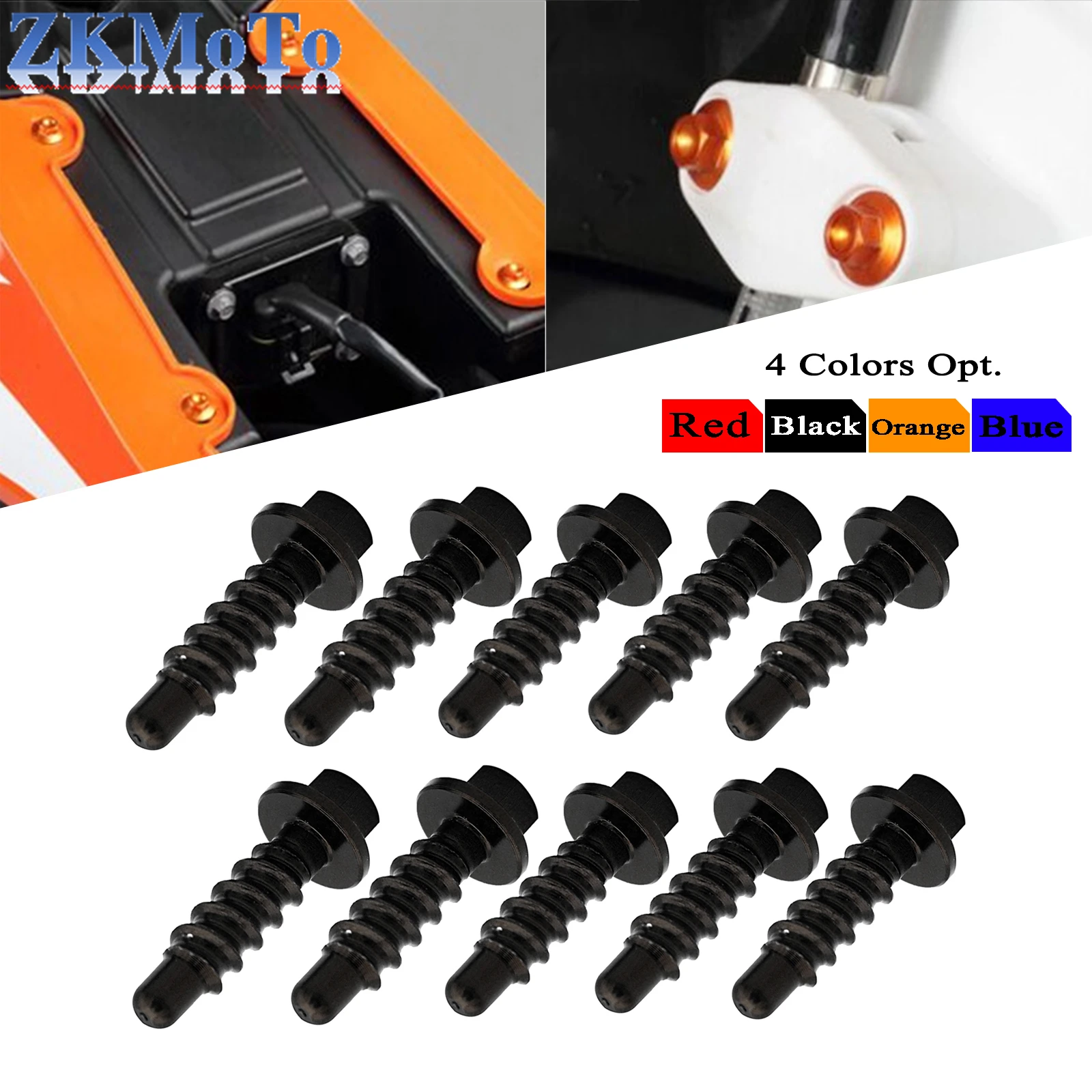 10Pcs-Dirt-Bikes-Self-Tapping-Screw-Bolt-Kit-For-KTM-SX-SXF-XC-XCF-EXC ...